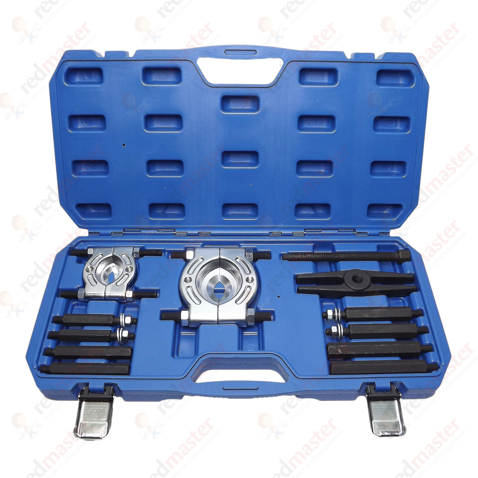 Набор съемников сегментного типа 12пр. (30-50, 50-75мм), в кейсе Rock ...