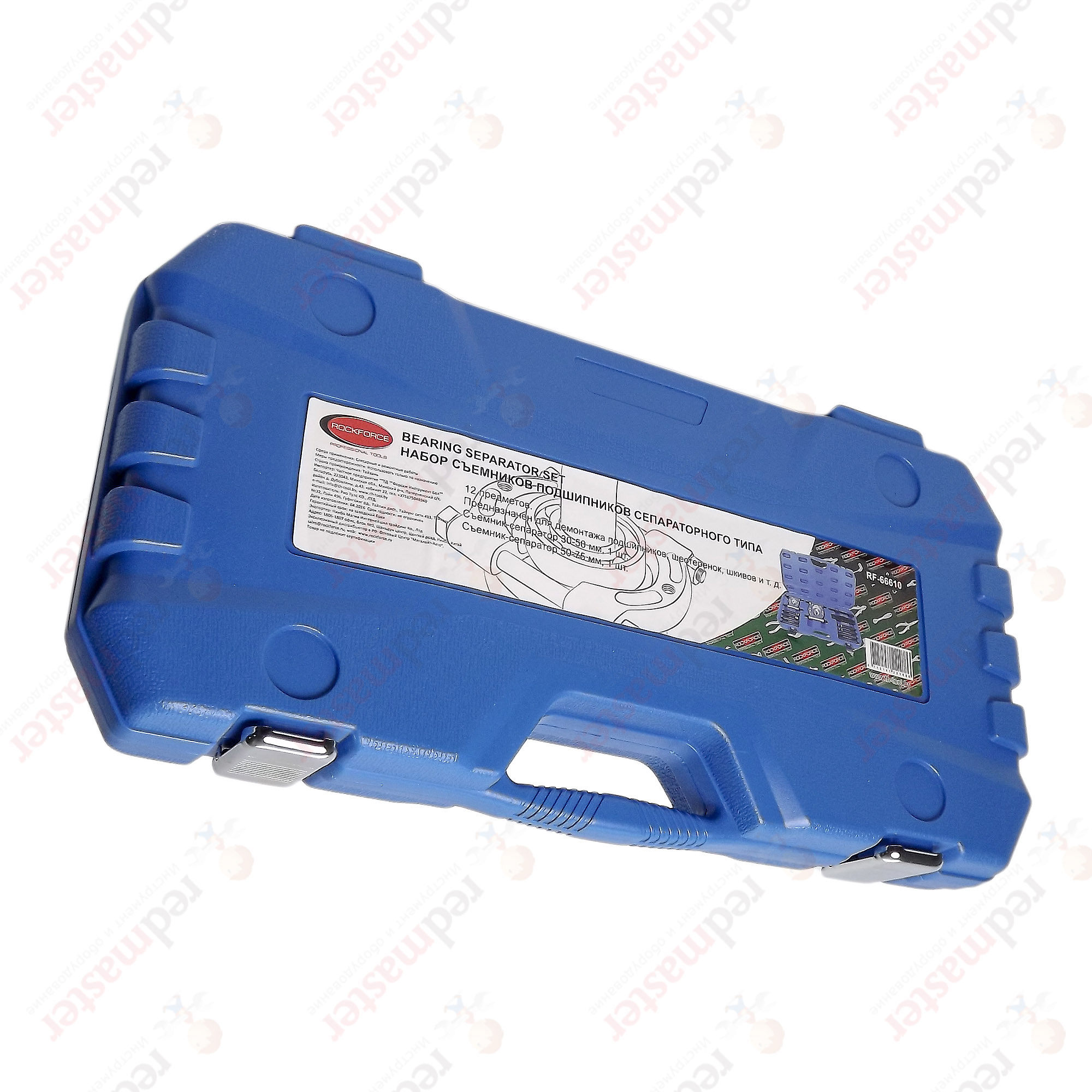 Набор съемников сегментного типа 12пр. (30-50, 50-75мм), в кейсе Rock ...